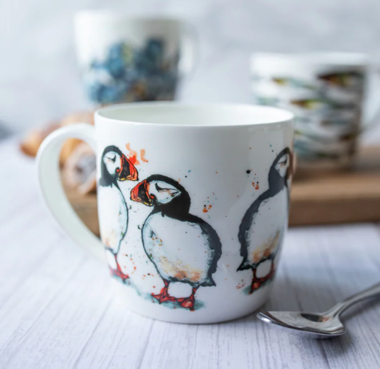 Bone China Mugs | Turquoise Living